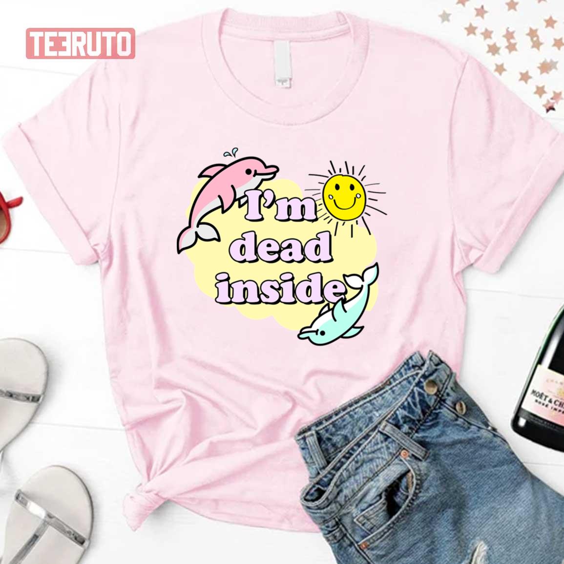 I'm Dead Inside Dolphin Unisex Sweatshirt - Teeruto