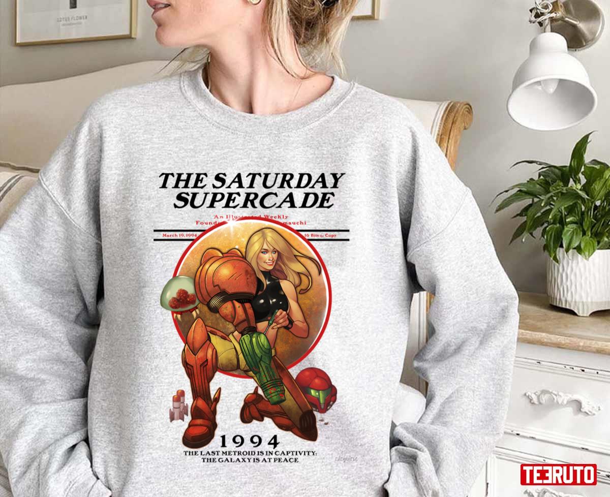 Saturday Supercade 1994 Super Metroid Unisex Sweatshirt - Teeruto