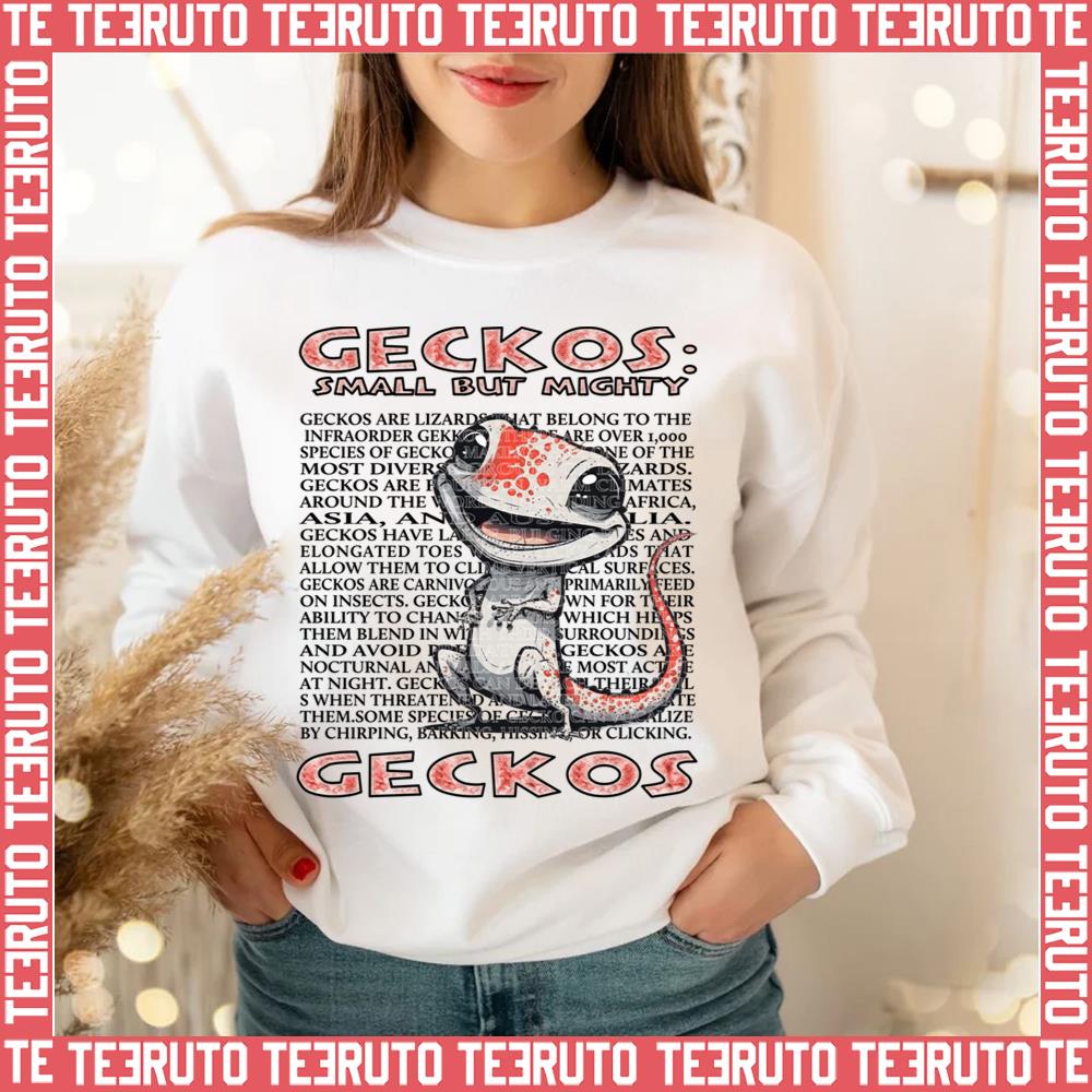 Small But Mighty Crested Gecko Unisex Sweatshirt - Teeruto
