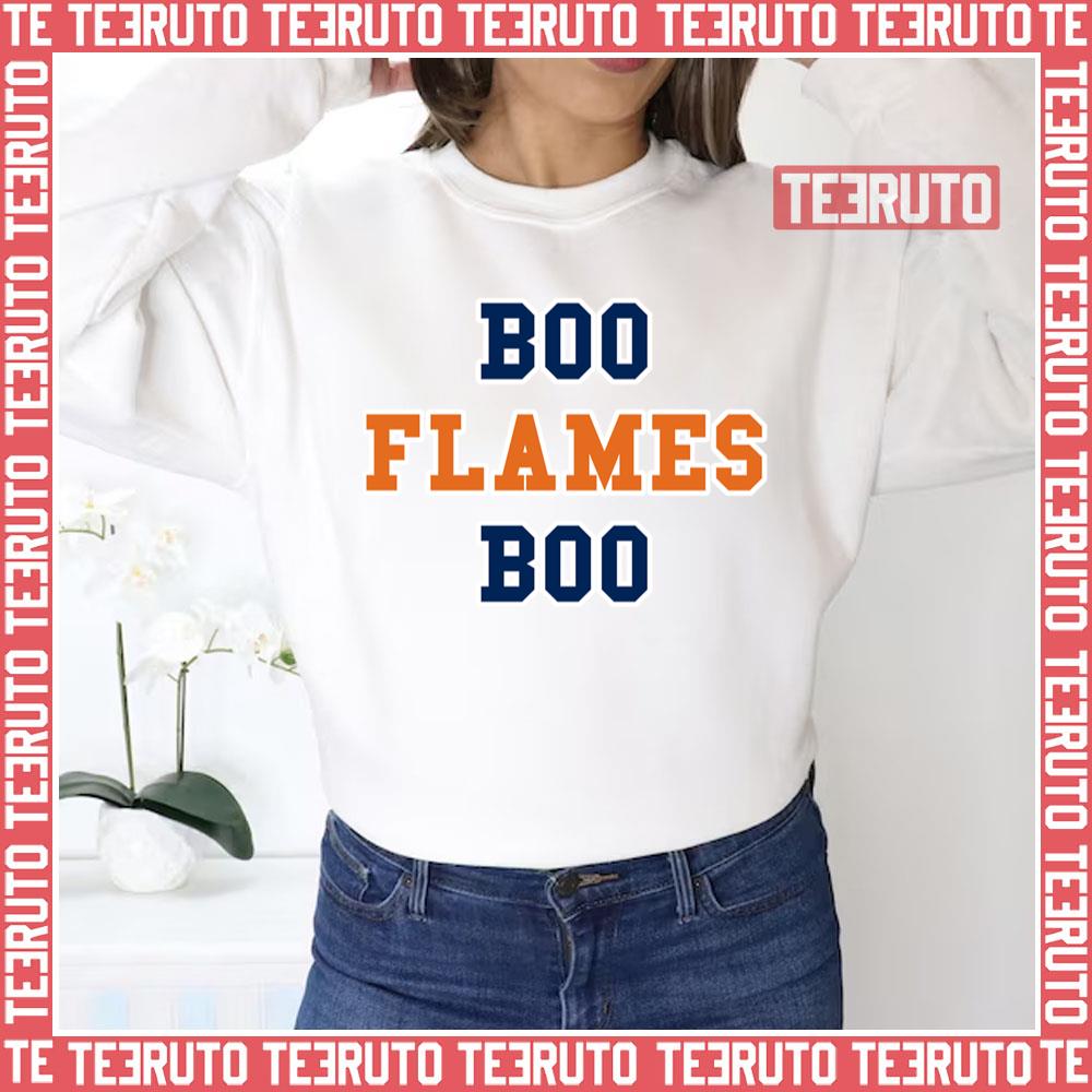 Boo Flames Boo Oilers Edmonton Flames De Calgary Unisex Sweatshirt ...