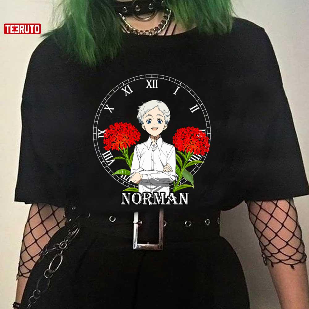 Clock The Promised Neverland Norman Essential Artwork Unisex T-shirt - Teeruto