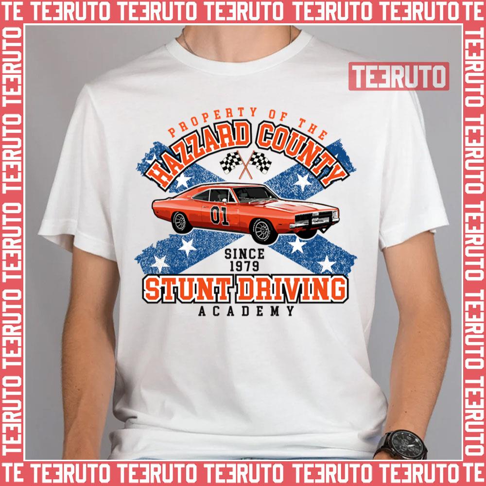 County Stunt Driving Academy Dukes Of Hazzard Unisex T-Shirt - Teeruto