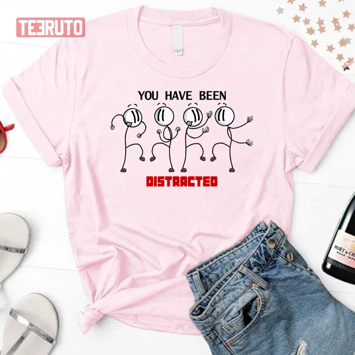 Cute Distraction Dance Stickman Unisex T-Shirt - Teeruto