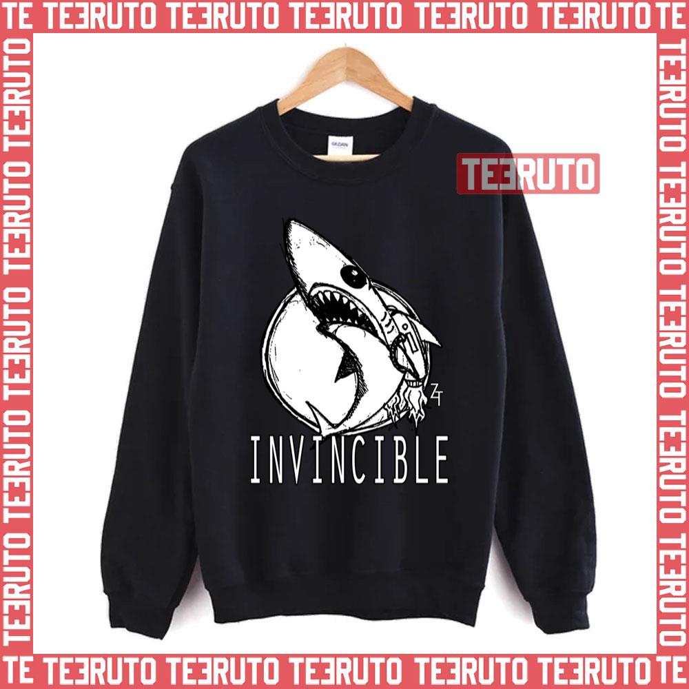 Invincible Shark Design Unisex Sweatshirt - Teeruto