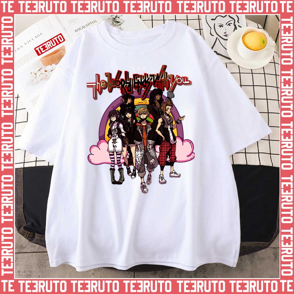 Manga Neo The World Ends With You Neo Characters Unisex T-Shirt - Teeruto
