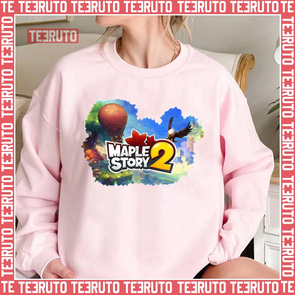 Maplestory 2 Collage Design Unisex Sweatshirt - Teeruto