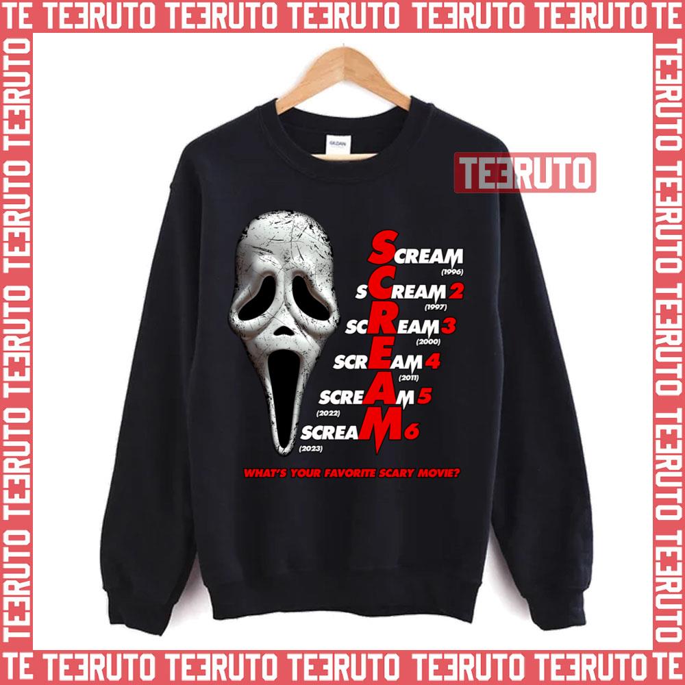 Scream Franchise 2023 Design Unisex T-Shirt - Teeruto
