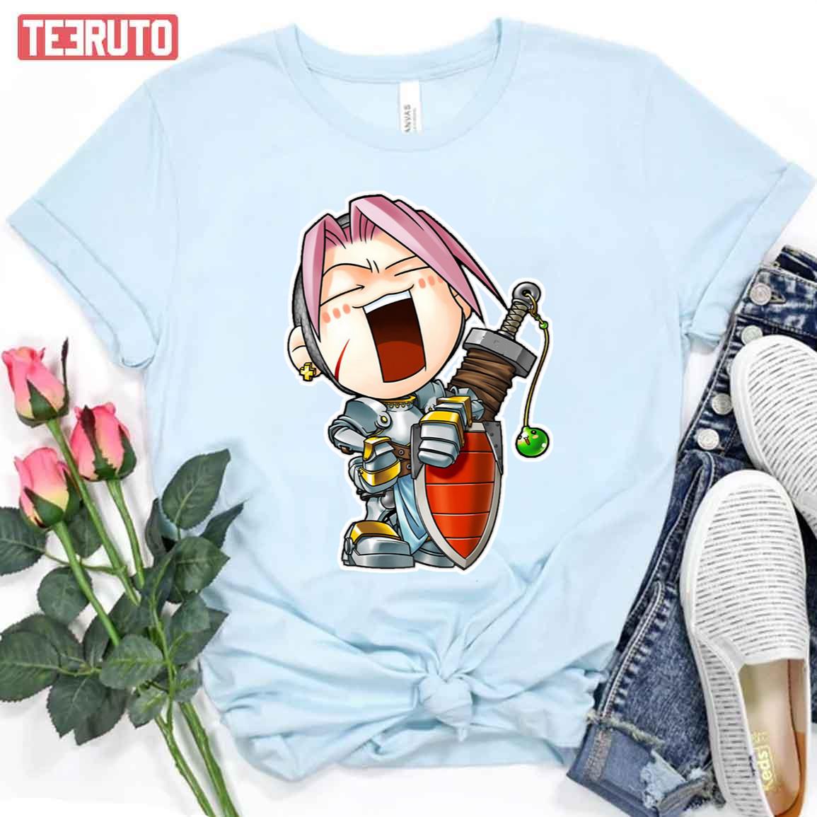 Warrior Chibi Design Maplestory Unisex T-Shirt - Teeruto
