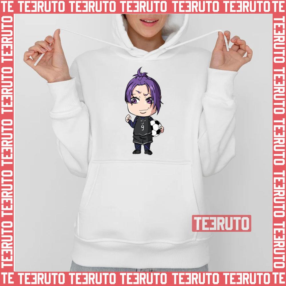 Chibi Blue Lock Character Reo Mikage Unisex T-Shirt - Teeruto