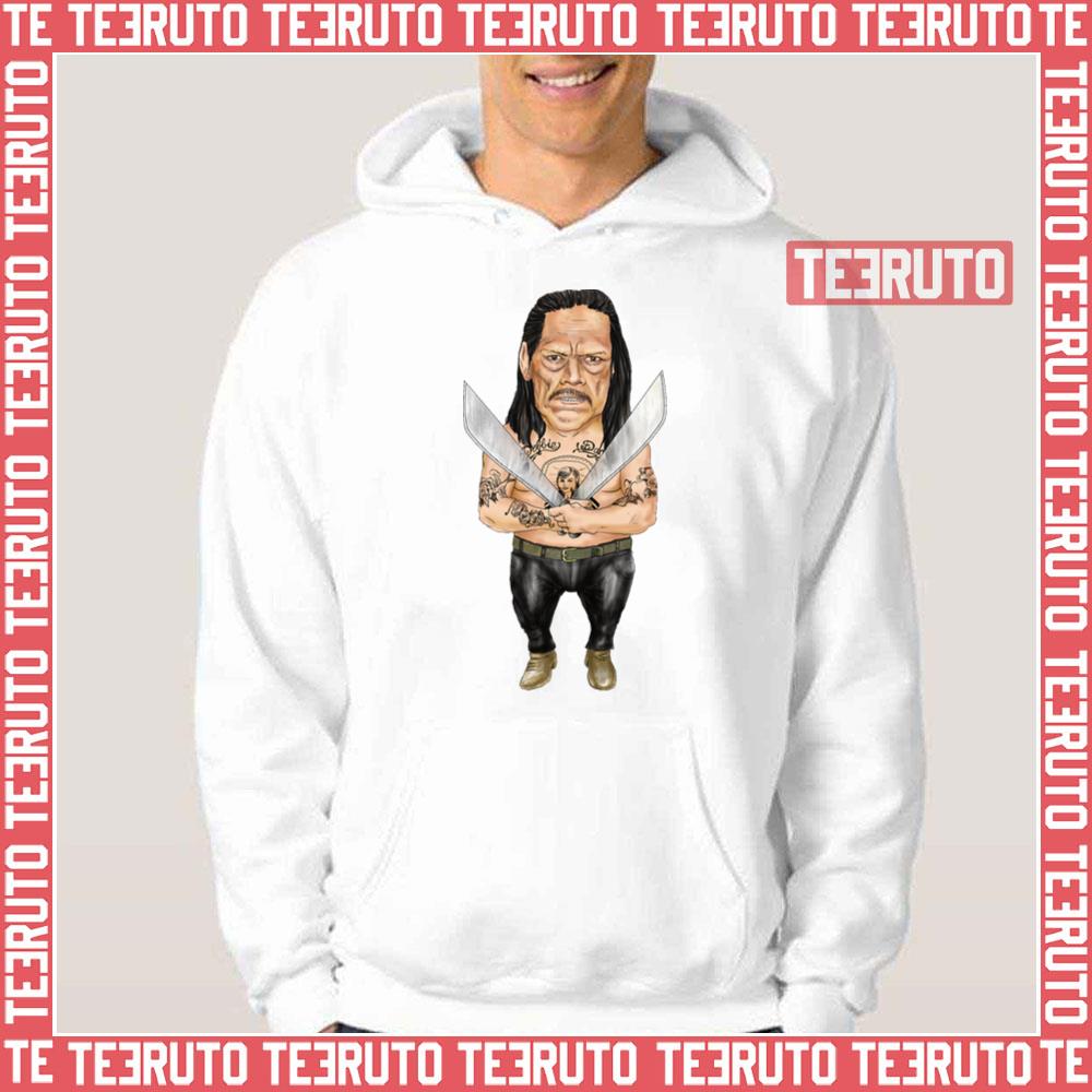 Funny Chibi Of Machete Danny Trejo Unisex T-Shirt - Teeruto