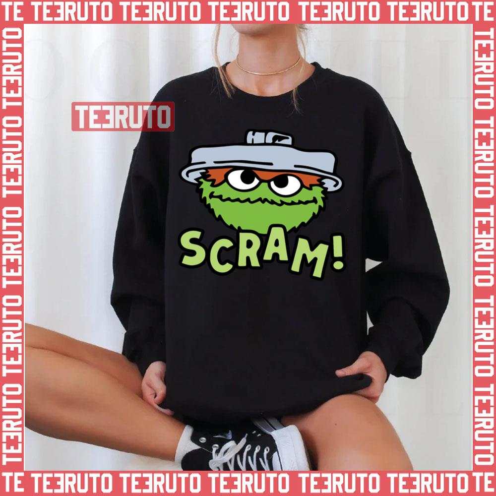 Funny Face Sesame Street Oscar The Grouch Scram Toddler Unisex T-Shirt ...