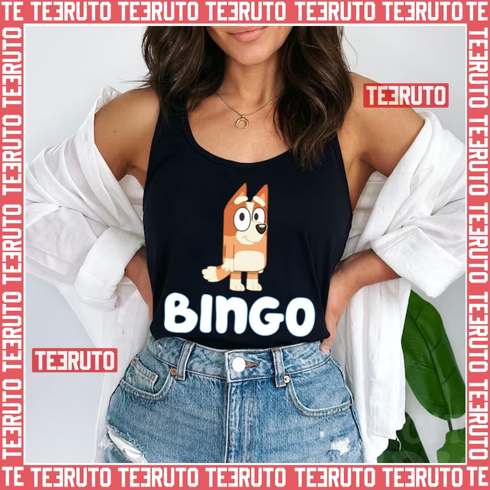 Funny Friend Bluey Bingo Unisex Tank Top - Teeruto