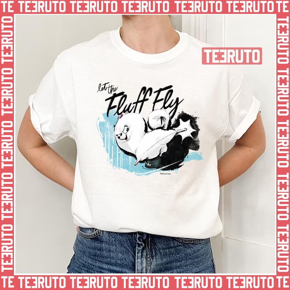 Gidget Let The Fluff Fly Secret Life Of Pets Unisex T-Shirt - Teeruto
