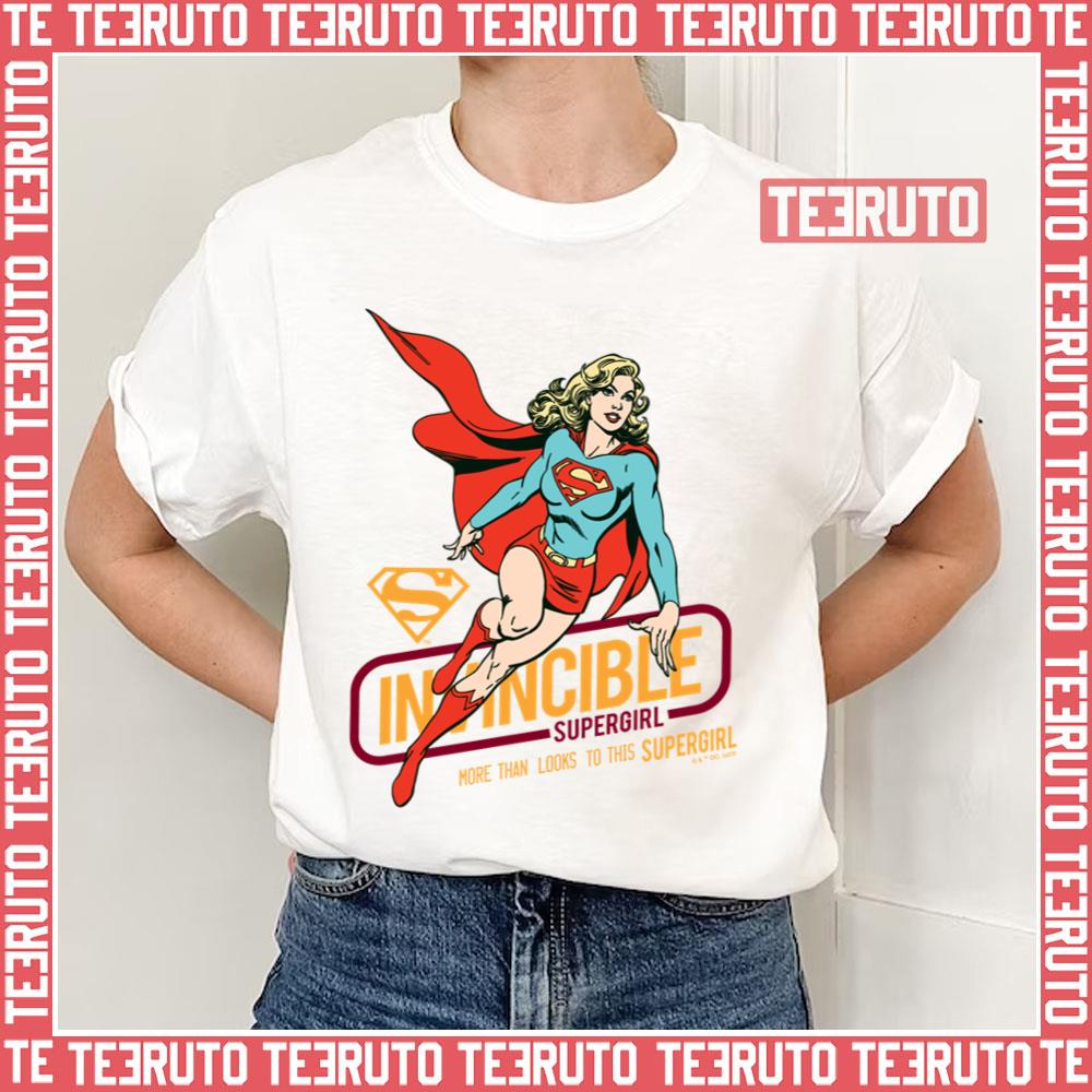 Invincible Supergirl Retro Graphic Unisex T-Shirt - Teeruto