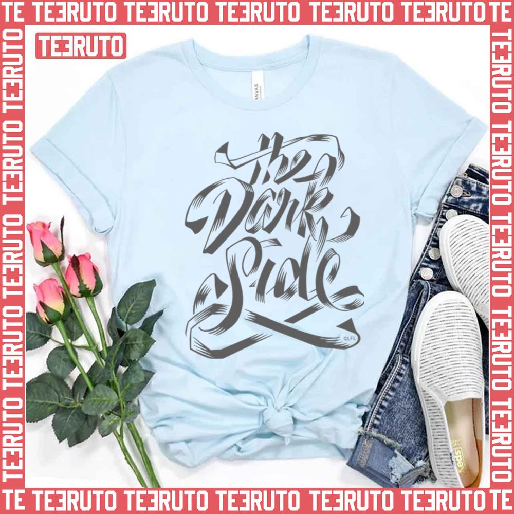 Obi Wan Kenobi The Dark Side Ribbon Lettering Unisex T-Shirt - Teeruto