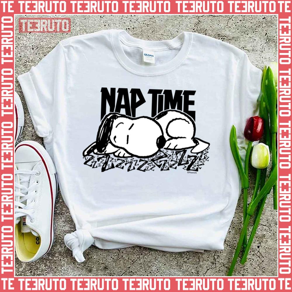 Rock Tees Snoopy Nap Time Peanuts Unisex T-Shirt - Teeruto