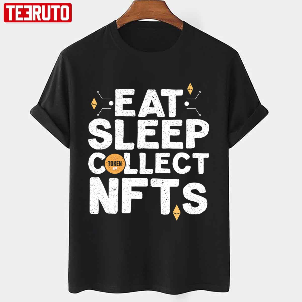 Sleep Token Eat Sleep Collect Nfts Unisex T-shirt - Teeruto