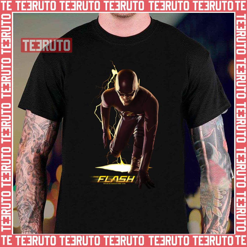 Sprint Start Position The Flash Unisex T-Shirt - Teeruto