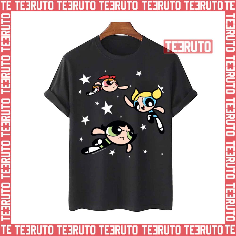 Star Pattern Powerpuff Girls Unisex T-Shirt - Teeruto