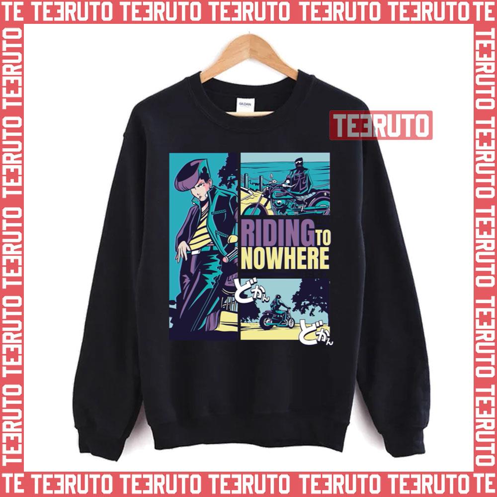 Anime Vaporwave Riding Nowhere Anime Bleach Unisex T-Shirt - Teeruto