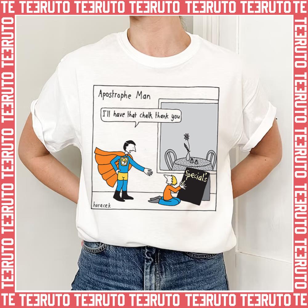 Apostrophe Man Judy Horacek Unisex Sweatshirt - Teeruto