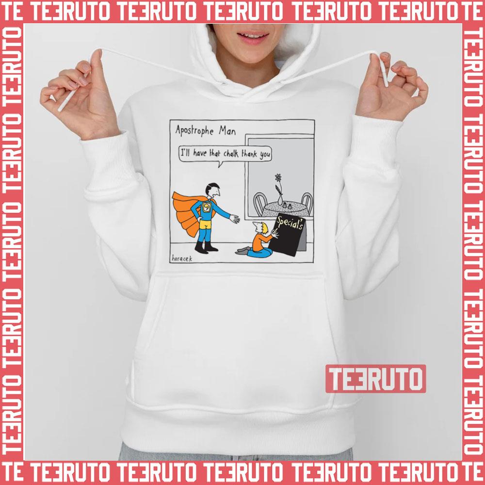 Apostrophe Man Judy Horacek Unisex Sweatshirt - Teeruto