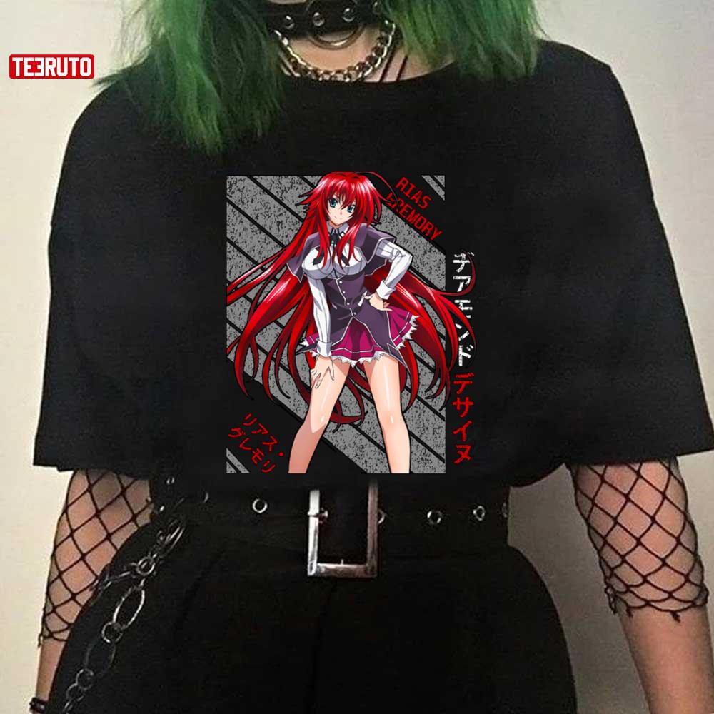 Crimson-Haired Ruin Princess Rias Gremory High School Dxd Unisex T ...