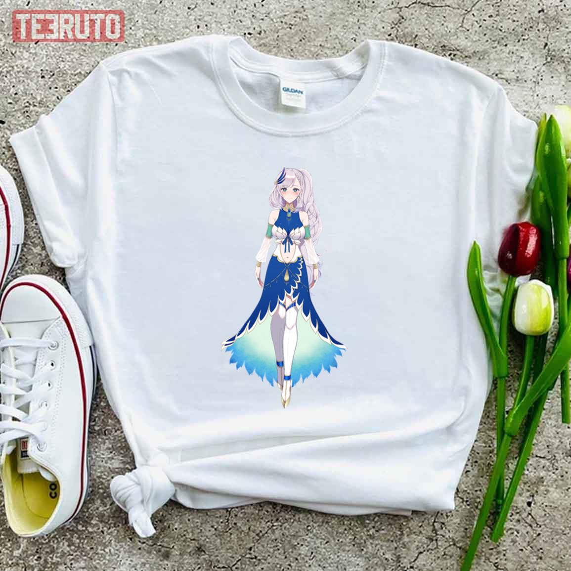 Full Body Hololive Vtuber Pavolio Reine Unisex T-shirt - Teeruto