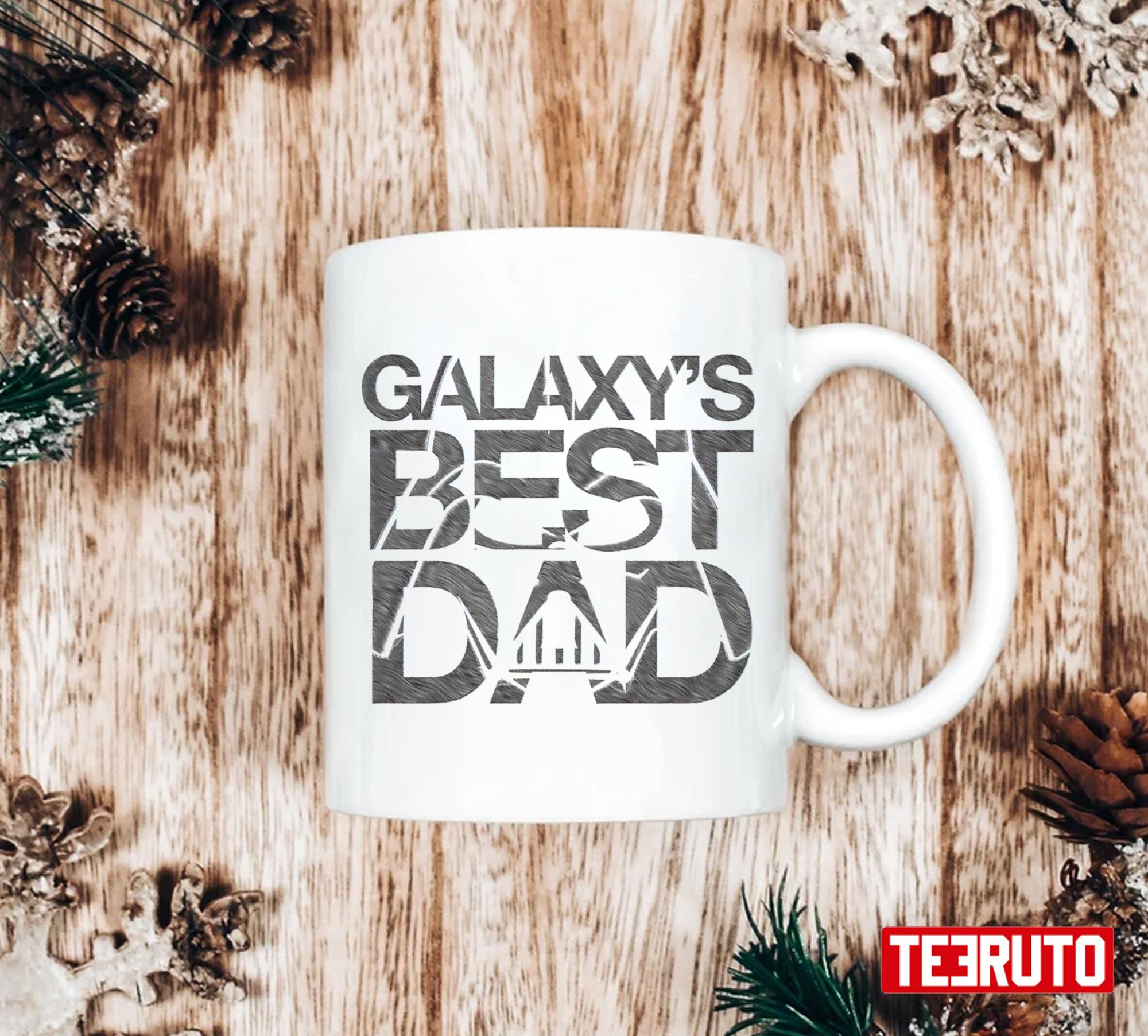 Galaxy's Best Dad Fathers Day Mug - Teeruto