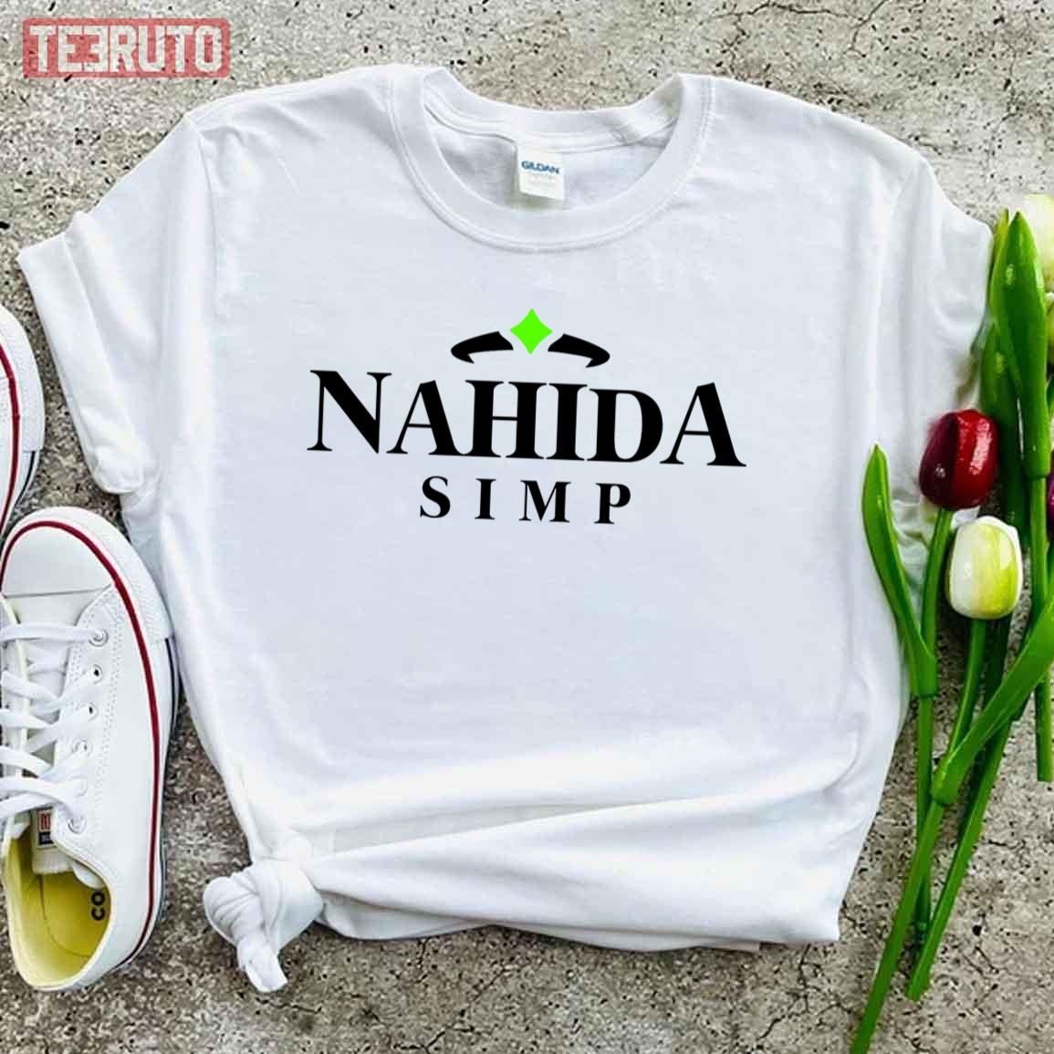 Nahida Simp Genshin Impact Black Unisex T-shirt - Teeruto