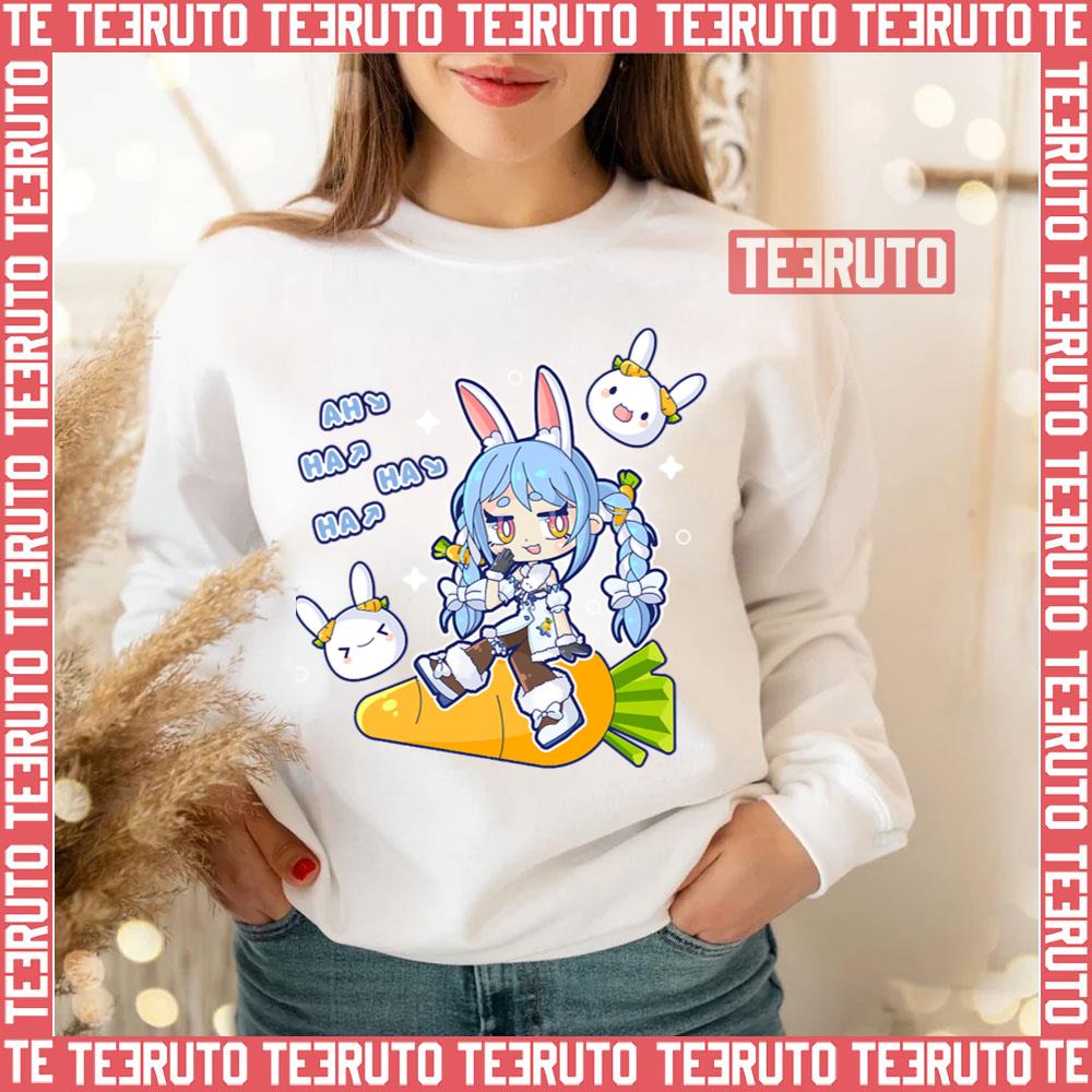 Pekora Hololive And The Big Carrot Unisex T-Shirt - Teeruto