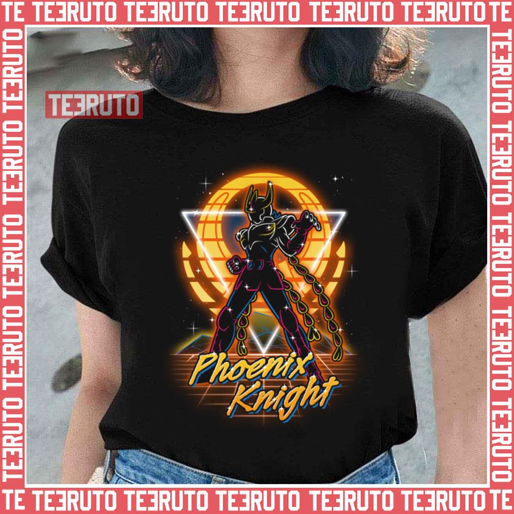 Retro Phoenix Knight Saint Seiya Knights Of The Zodiac Unisex Sweatshirt - Teeruto