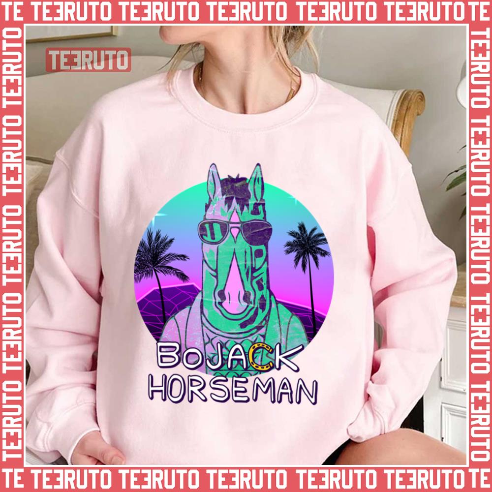 Retrowave Bojack Hawaii Night Bojack Horseman Unisex T-Shirt - Teeruto