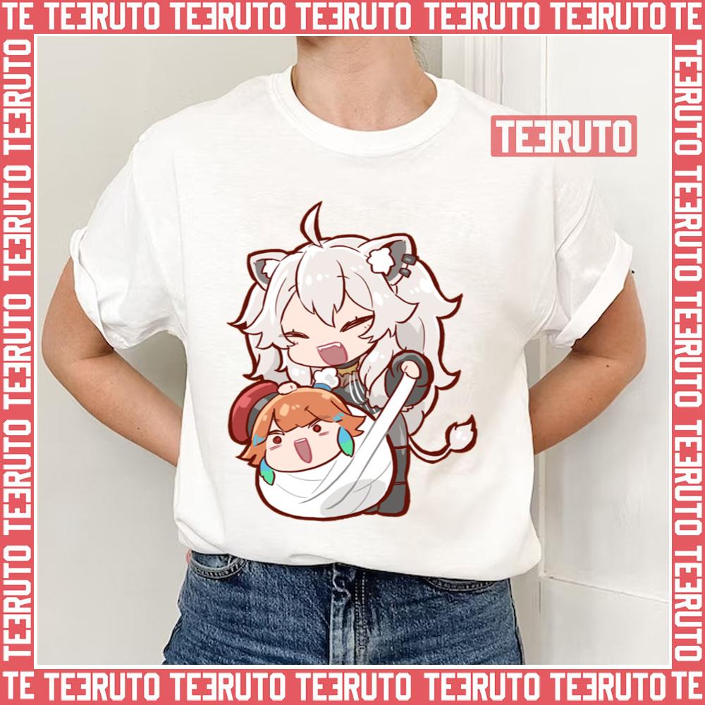 Takanashi Kiara And Shishiro Botan Hololive Unisex T-Shirt - Teeruto