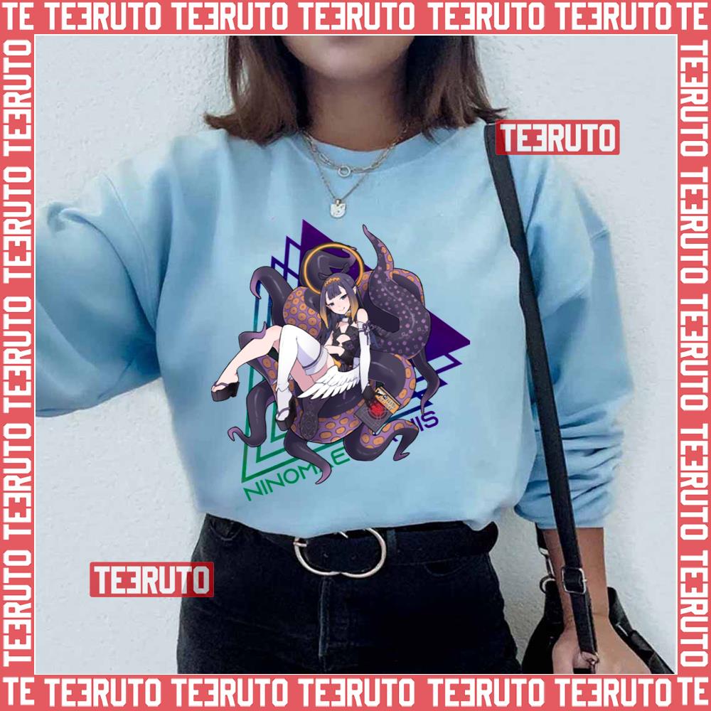 Triangle Design En Ninomae Ina'nis Hololive Unisex T-Shirt - Teeruto