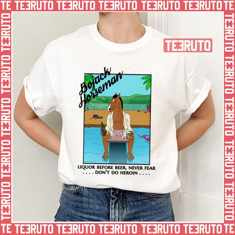 Vintage Horseman In A Pool Bojack Horseman Unisex T-Shirt - Teeruto