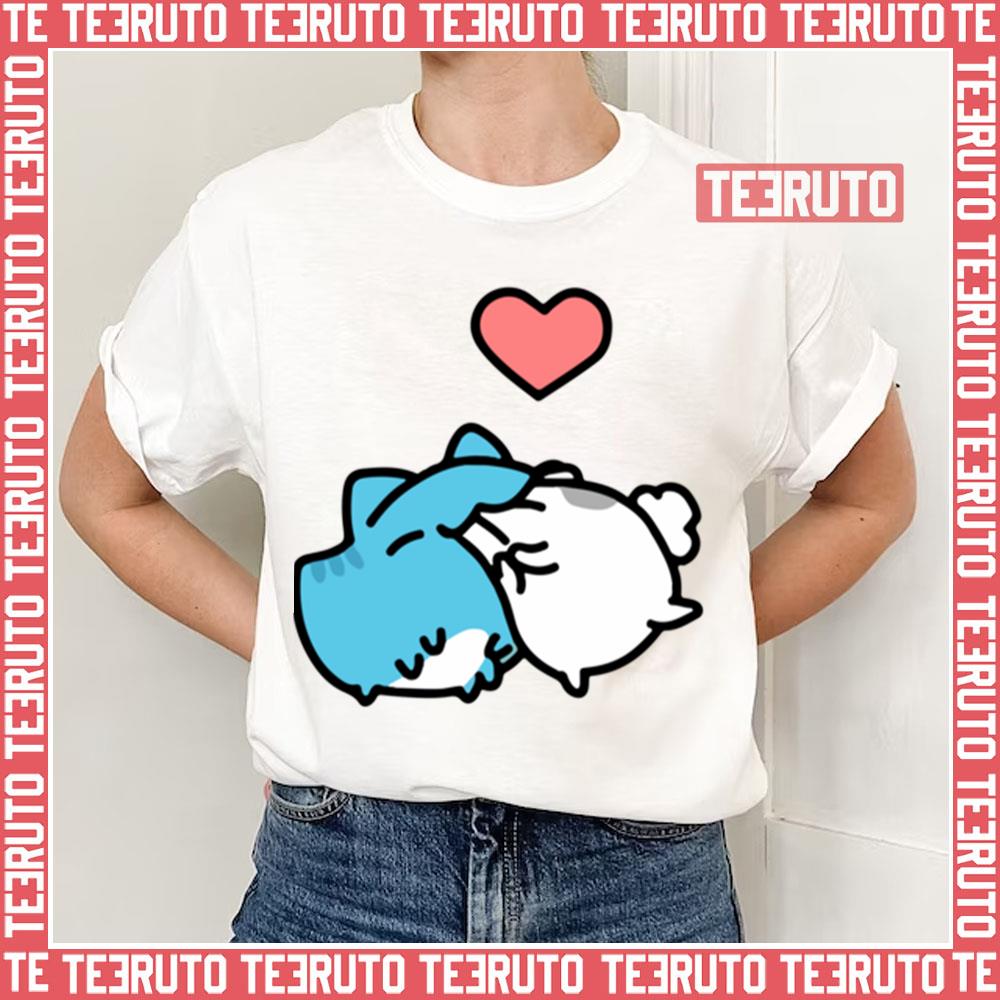 Cat A Big Kiss Bugcat Capoo Unisex T-Shirt - Teeruto