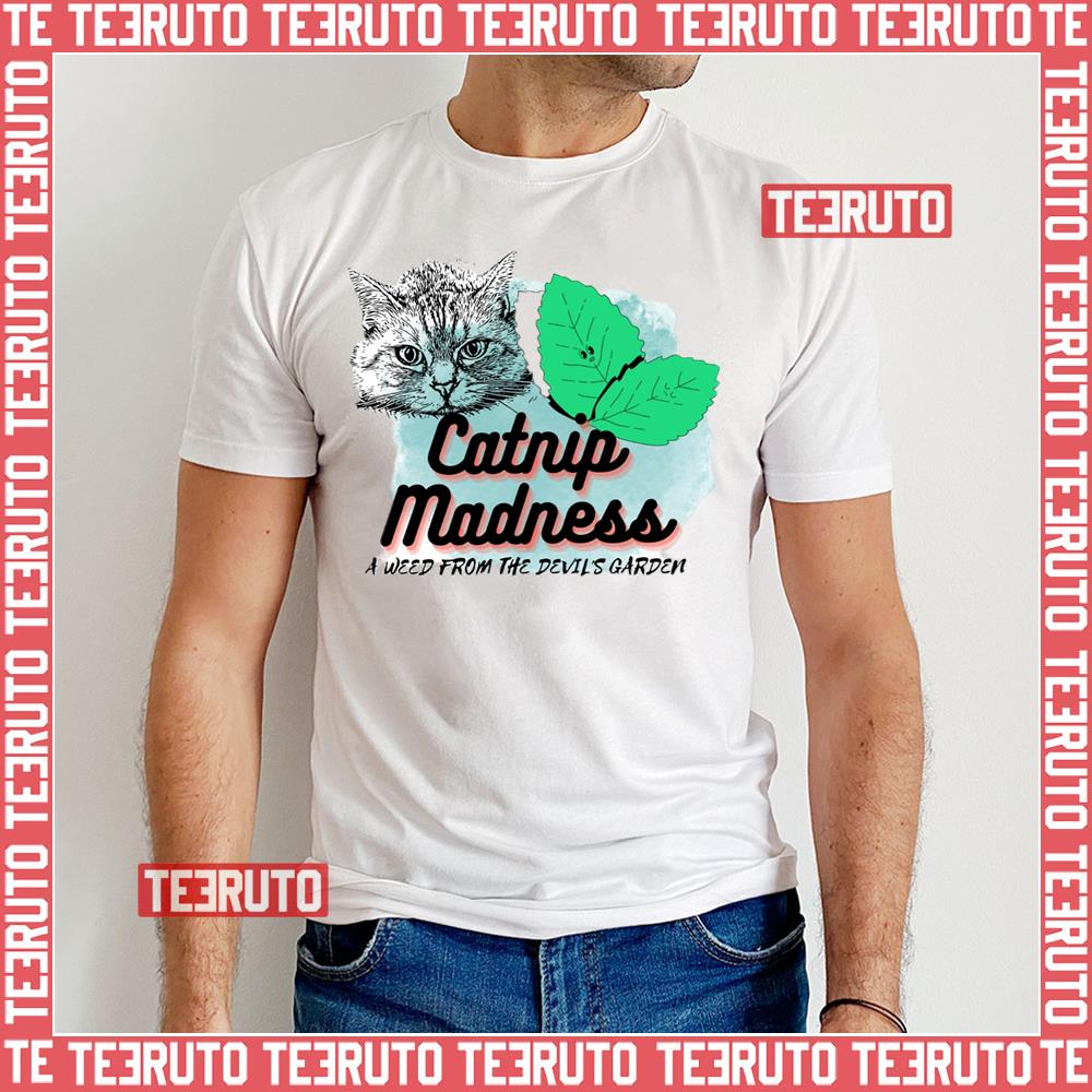 Catnip Madness Mint Design Unisex T-Shirt - Teeruto