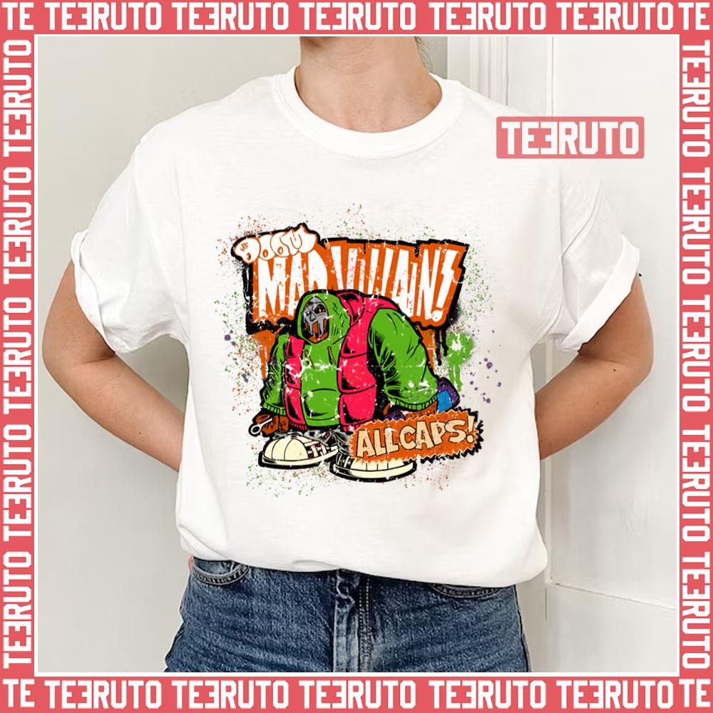 Distressed Mf Doom Rapper Chibi Unisex T-Shirt - Teeruto