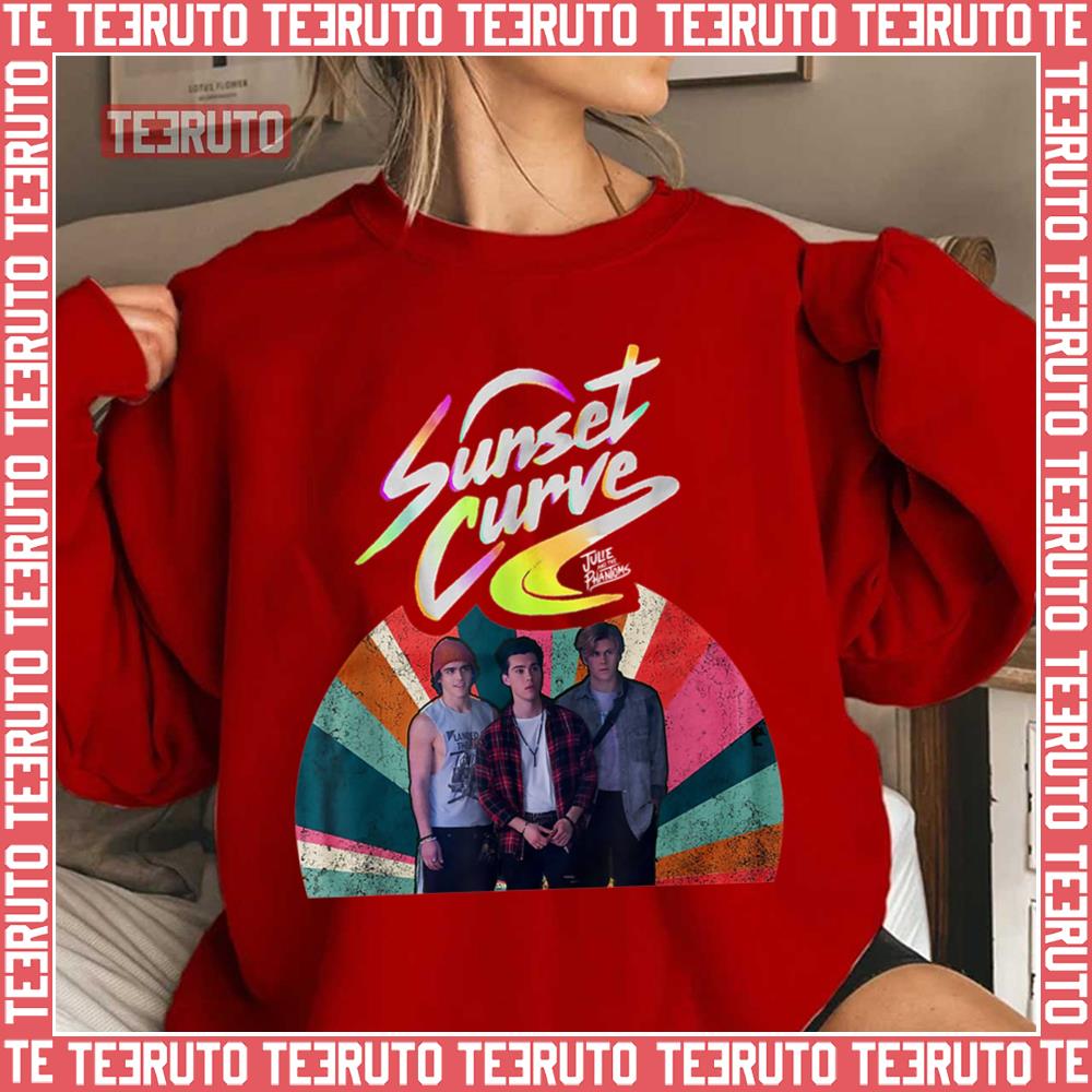Graphic Julie And The Phantoms Funny Sunset Curve Band Music Unisex ...