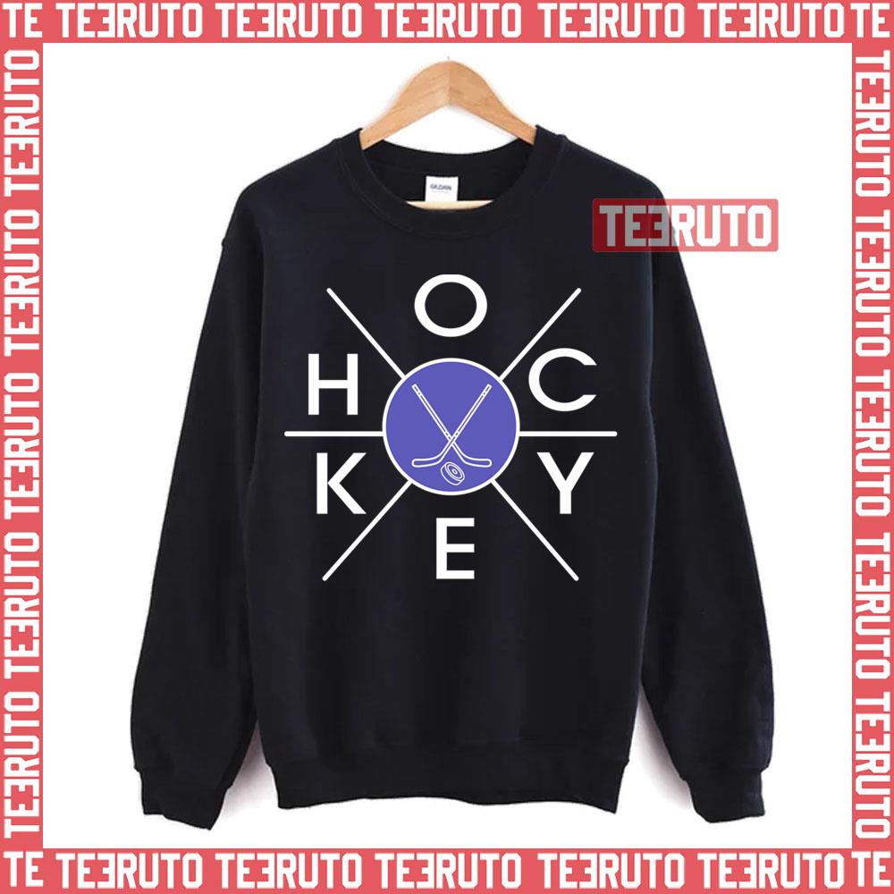Hockey Hex Cross Design Hex Girls Unisex Sweatshirt - Teeruto