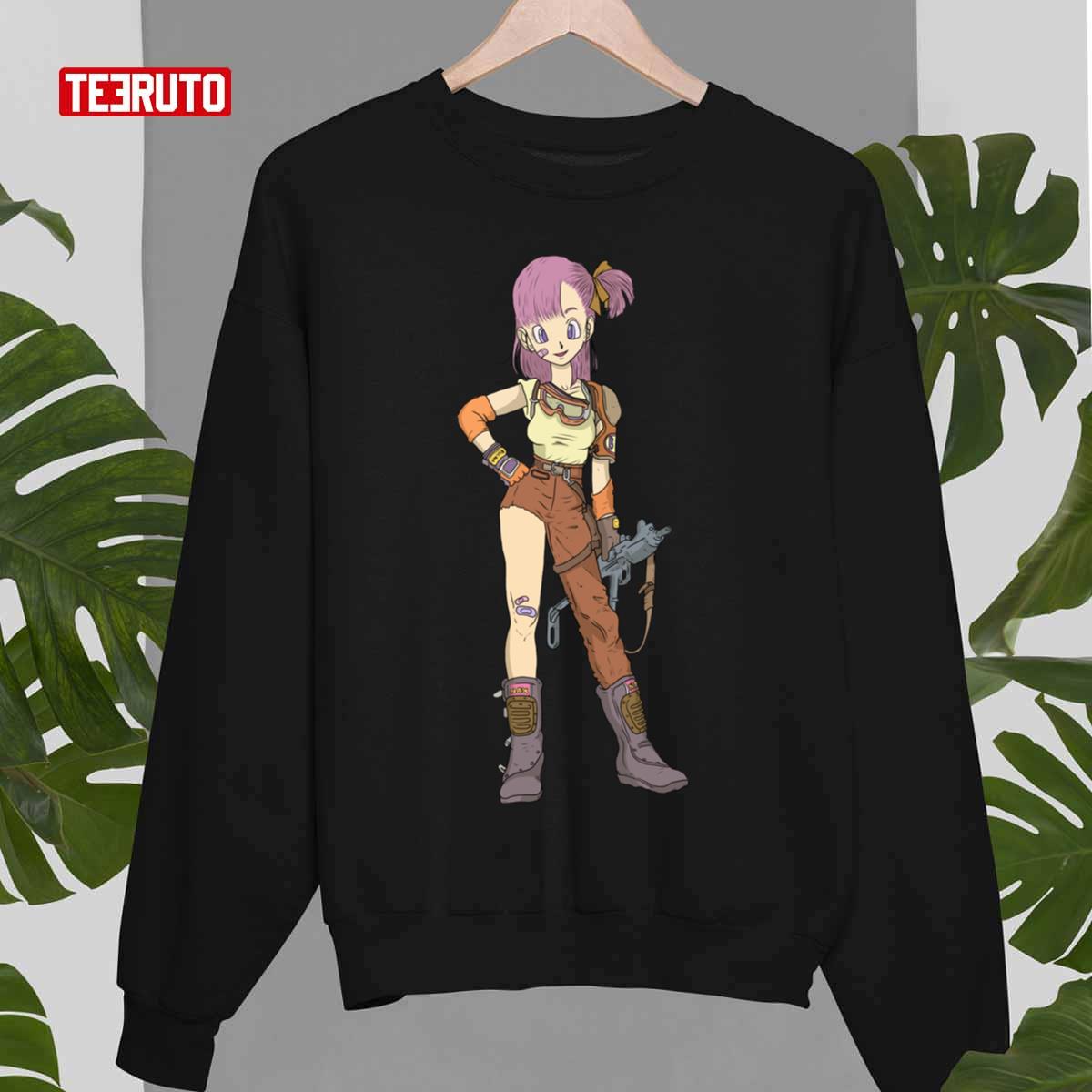 Armed Bulma Dragon Ball Unisex T-Shirt - Teeruto