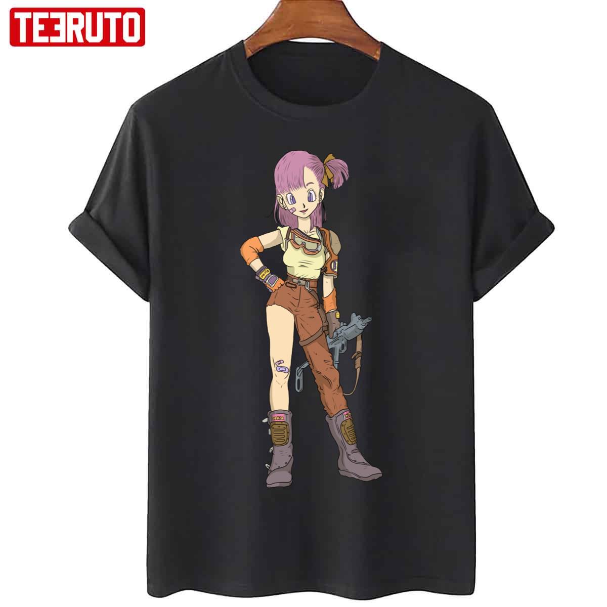 Armed Bulma Dragon Ball Unisex T-Shirt - Teeruto