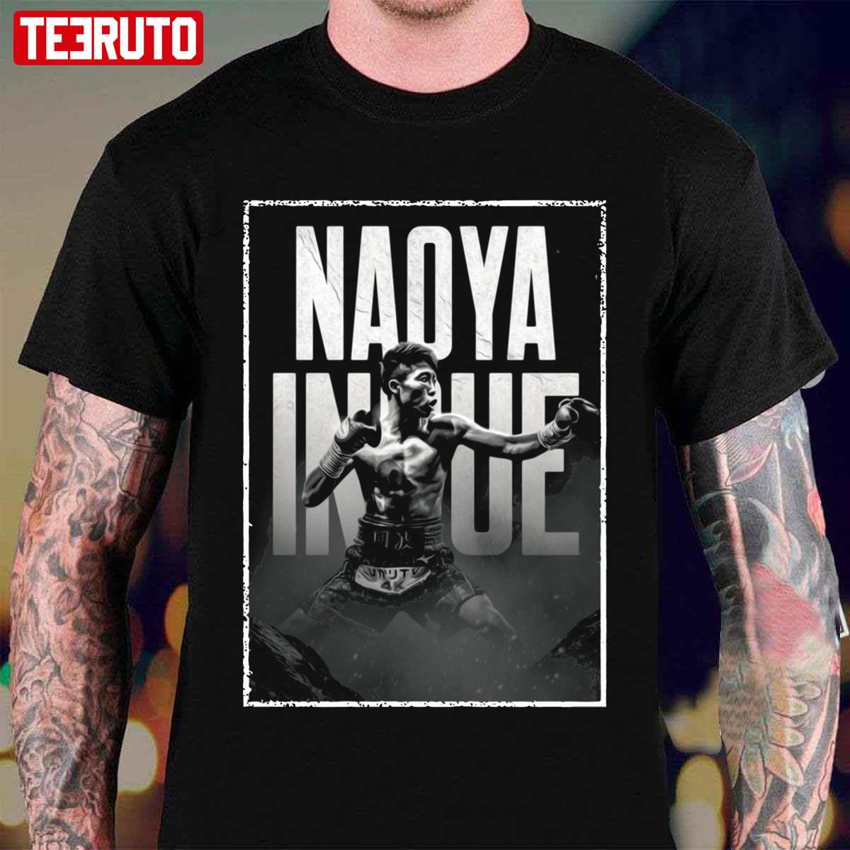 Black And White Boxing Naoya Inoue Unisex T-Shirt - Teeruto