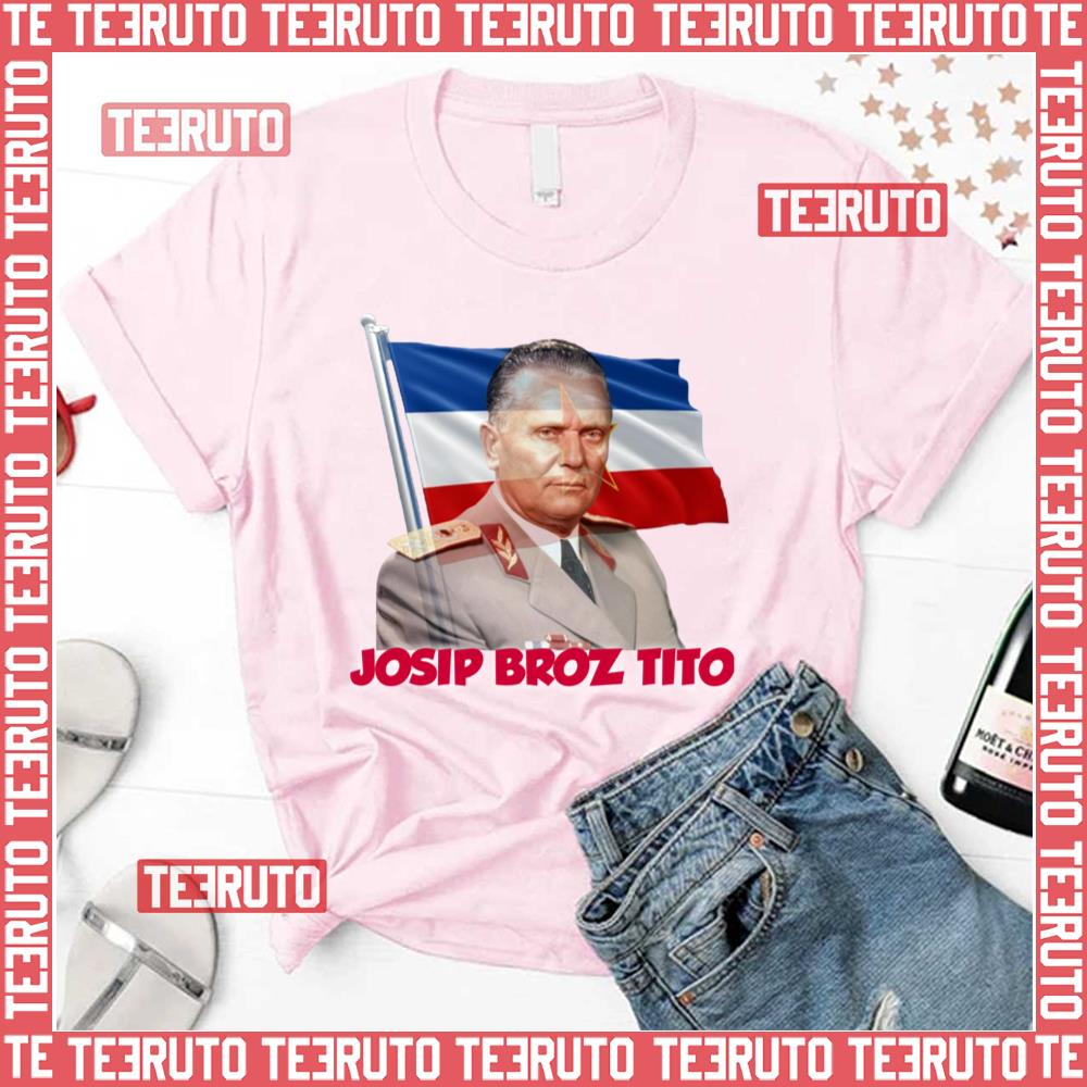 Flag Design Josip Broz Tito Unisex T-Shirt - Teeruto