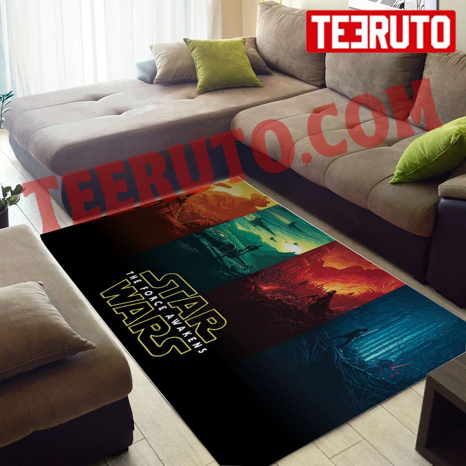 Star Wars Force Awakens Rug - Teeruto
