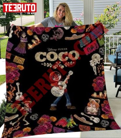 Coco Disney Cartoon Quilt Blanket - Teeruto