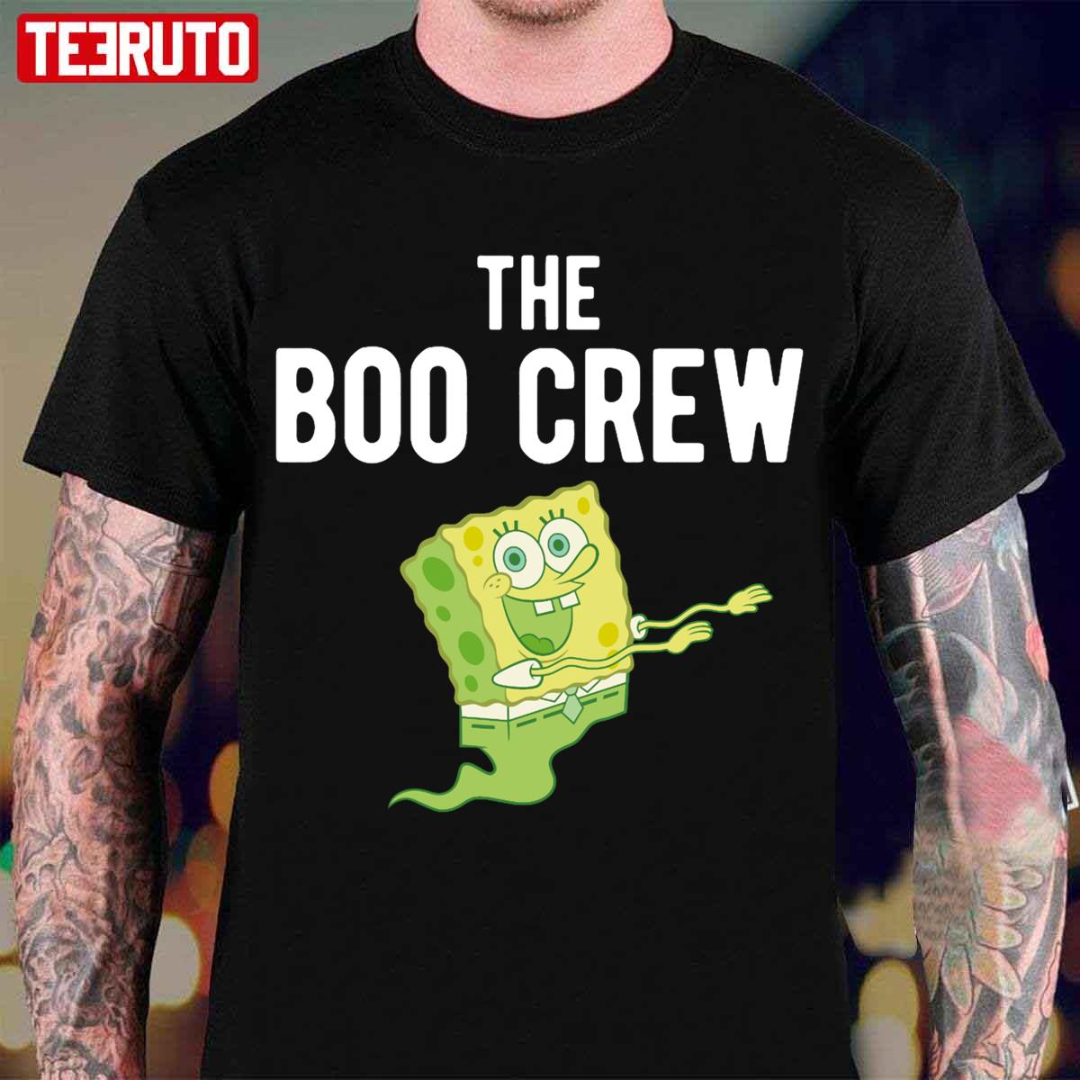 Ghost Boo Crew Halloween Spongebob Unisex T-Shirt - Teeruto