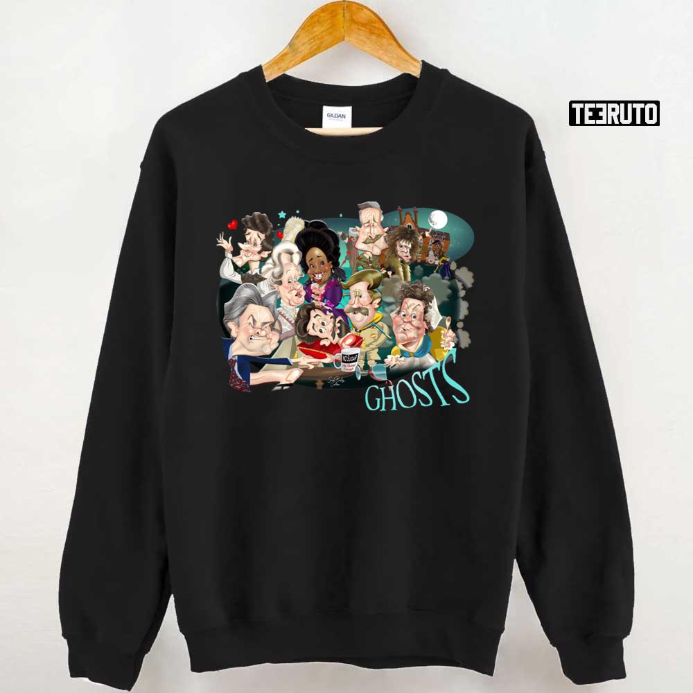 Ghosts Animated Bbc Ghosts Unisex T-Shirt - Teeruto