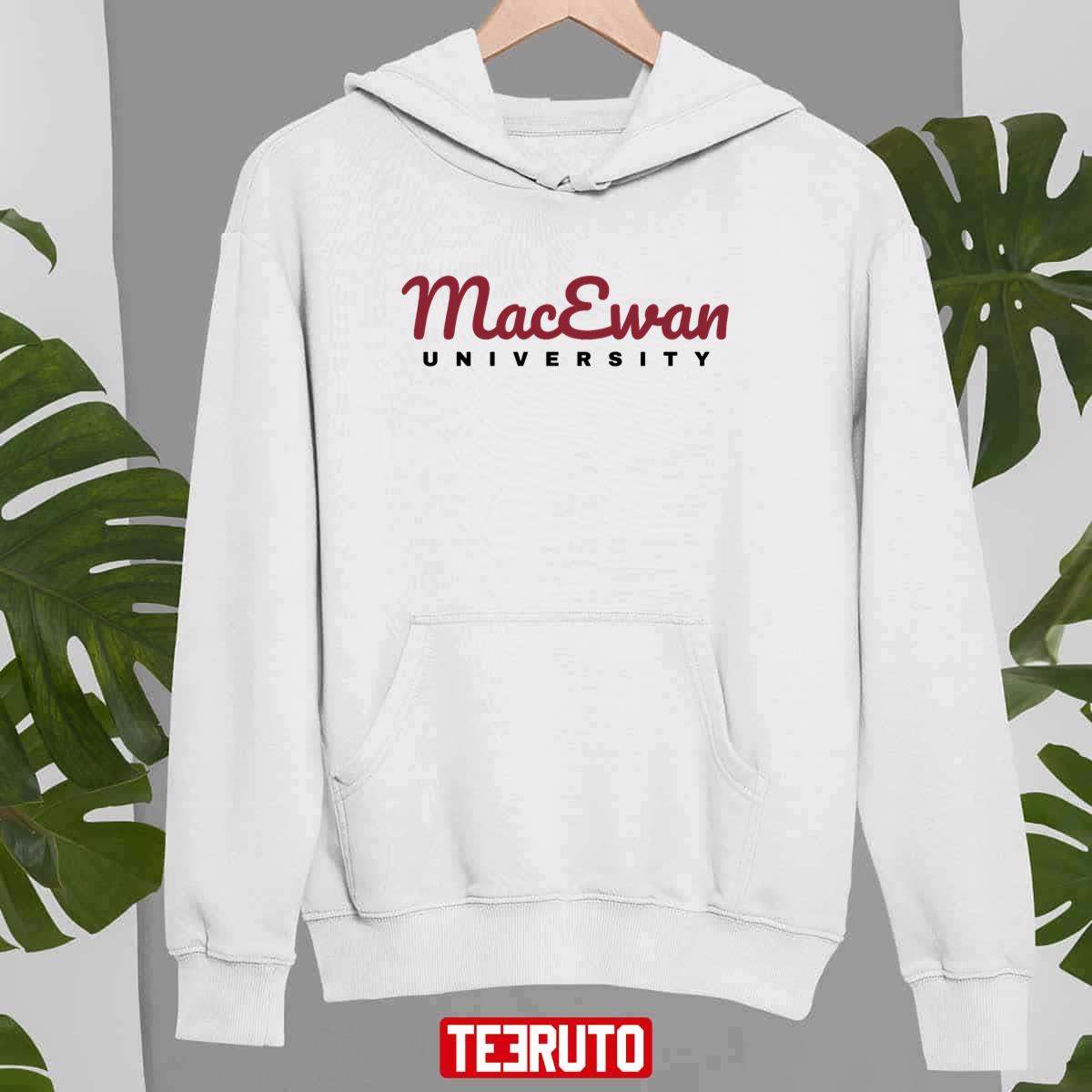 Macewan University Cursive Large Logo Unisex Sweatshirt - Teeruto
